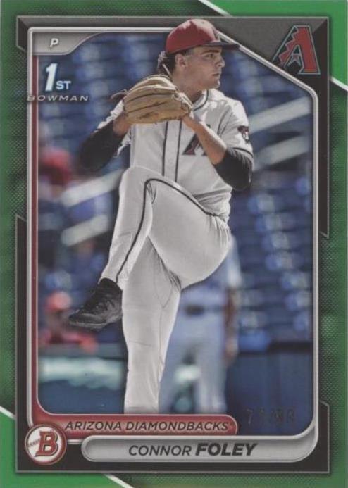 2024 Bowman Draft - Connor Foley #BD-50 Green /99 (RC) for sale online ...