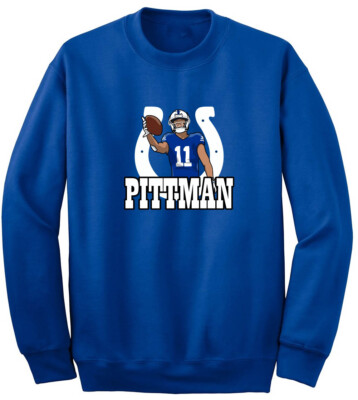 Michael Pittman Logo jersey Crew Neck Sweatshirt | eBay