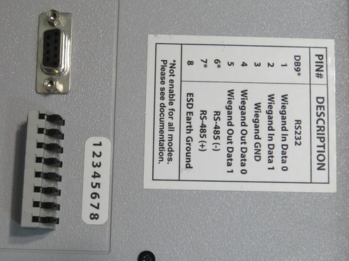 BioScrypt / L-1 IDENTITY Fingerprint Reader Demo Unit Model VPRX, A, R ...