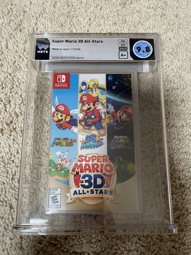 Super Mario 3D All Stars Nintendo Switch WATA 9.8 A+ VGA CGC 64 Graded ...