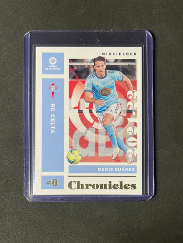 2021-22 Panini Chronicles Soccer Denis Suarez Gold Chronicles La Liga 1 ...