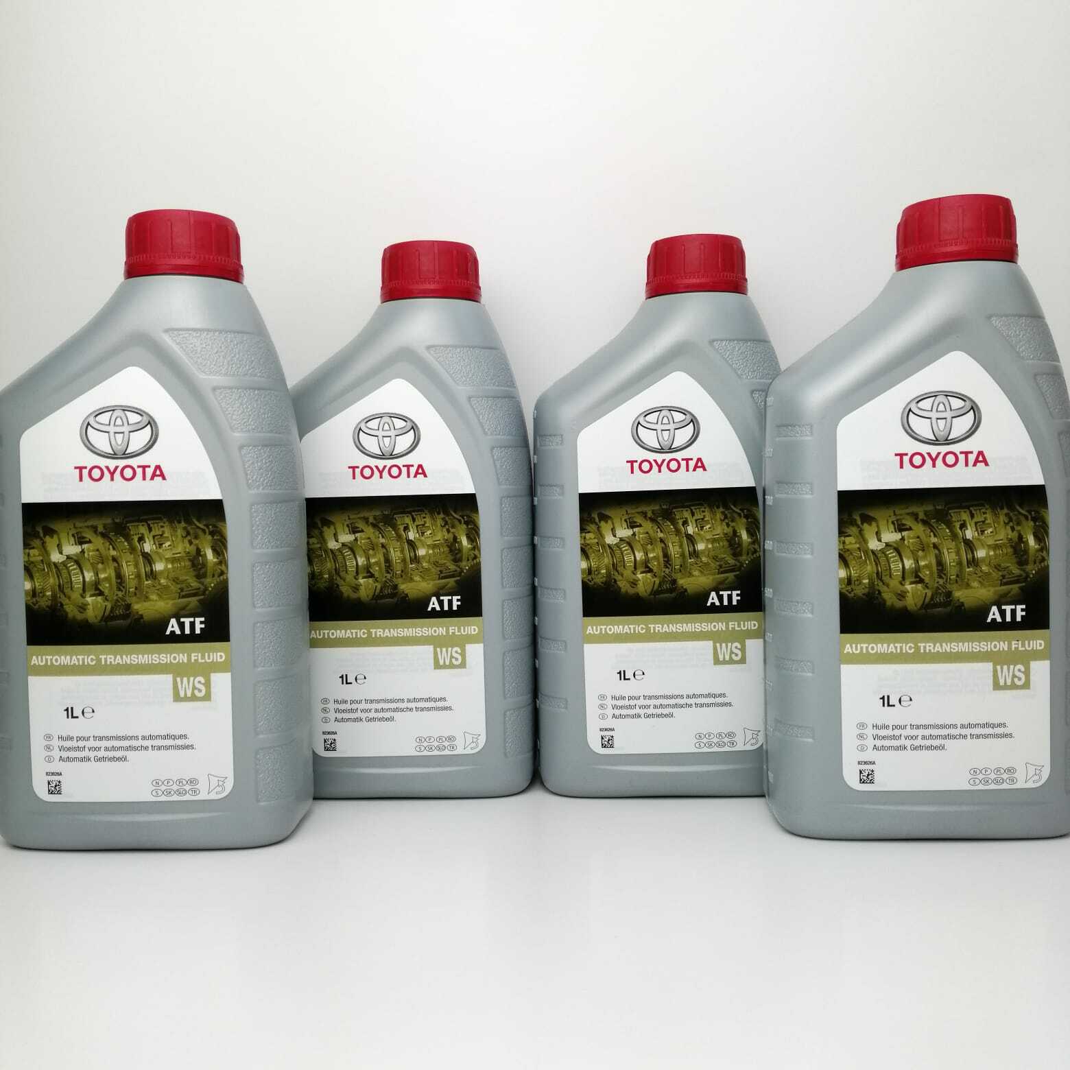 GENUINE TOYOTA AURIS HYBRID ATF WS FLUID AUTOMATIC TRANSMISSION OIL ...