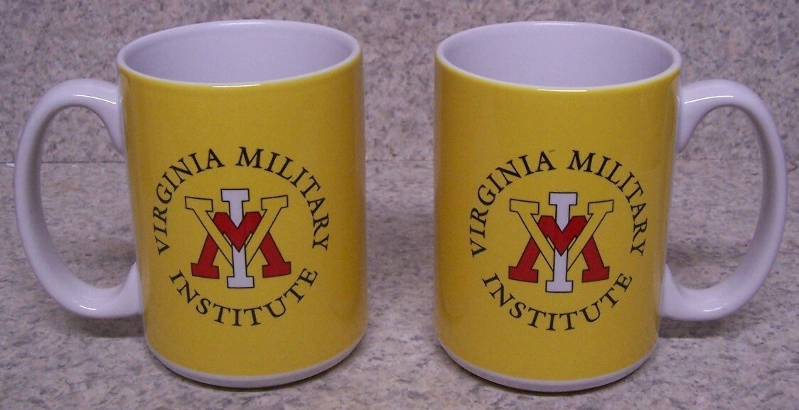 Coffee Mug NCAA VMI Virginia Military Institute Keydets NEW 15 oz cup w ...