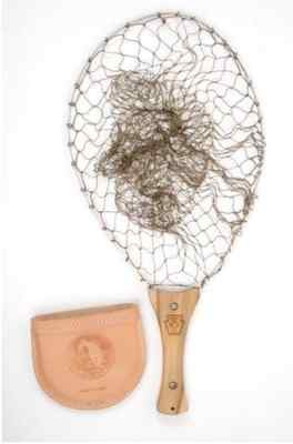 Handy Pak Net - Vintage Teak Wood / Leather MADE IN USA. | eBay