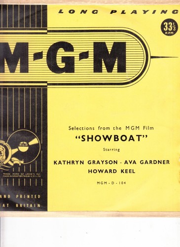 Rare-Showboat-1951-Kathryn Grayson-Original Soundtrack-2786-England ...