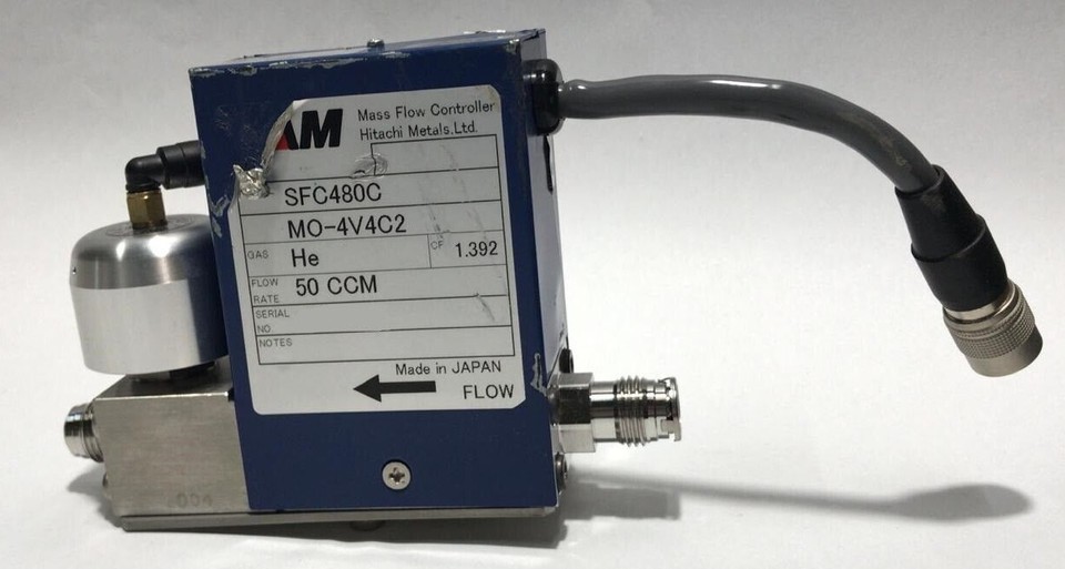 SAM MASS FLOW CONTROLLER SFC480C / MO-4V4C2 / HE / 50CCM | eBay