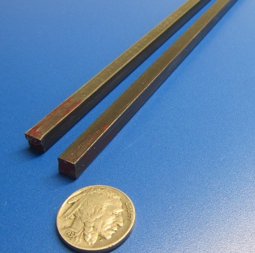 Square W1 Tool Steel Bar 1/4" Thick x 1/4" Wide x 36" Length, 2 Pieces ...