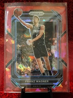 FRANZ WAGNER Red Cracked Ice - 2022/23 Panini Prizm - Orlando Magic ...