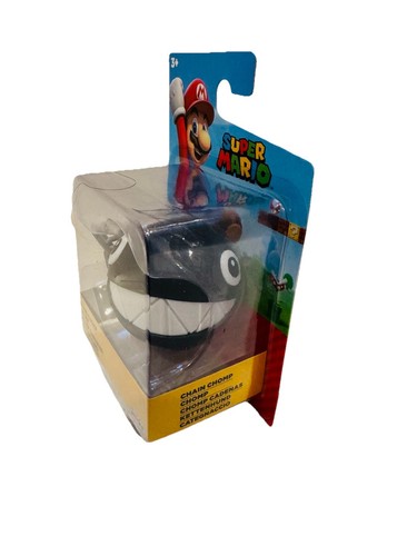 Super Mario Nintendo Mini Figure - CHAIN CHOMP 2” Toy NEW! | eBay