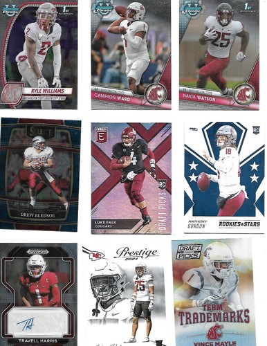 25 WASHINGTON STATE CARD LOT - WILLIAMS, WARD, GORDON, MINSHEW, HICKS ...