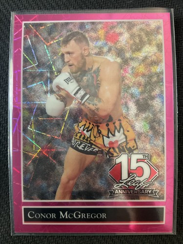 Connor McGregor 2025 Leaf National 15th Anniversary 1992 Retro Pink ...