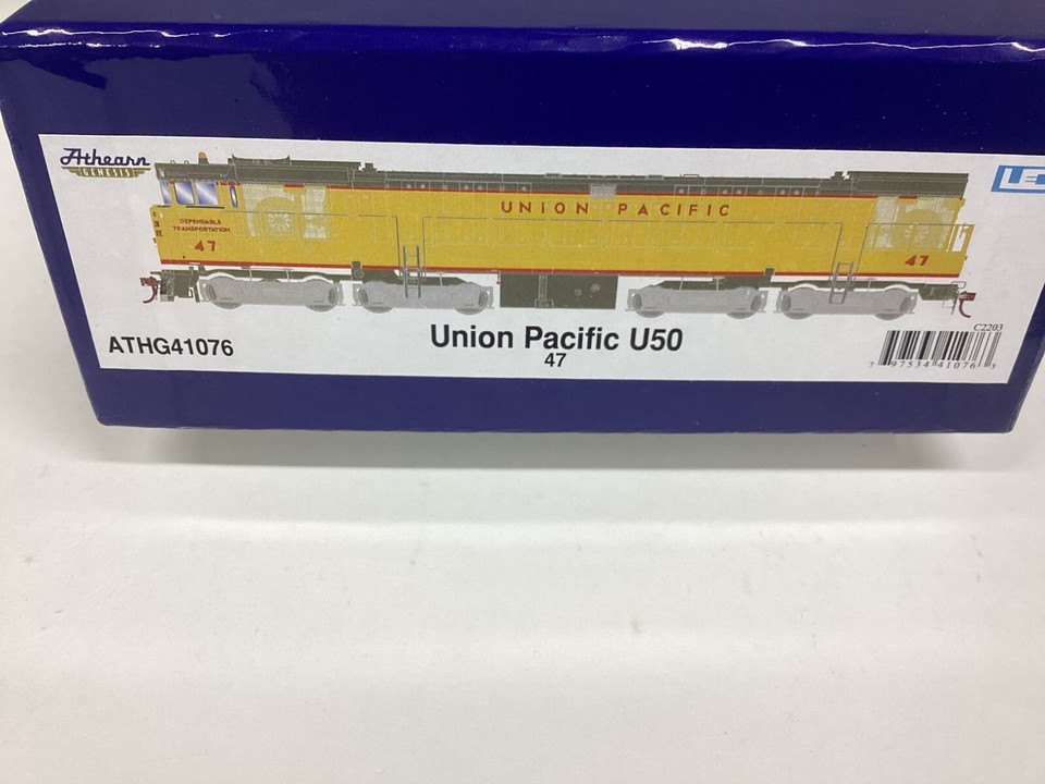 Athearn Genesis #G41076 HO scale “UP” U50 DCC & Sound ready Rd. #47 | eBay