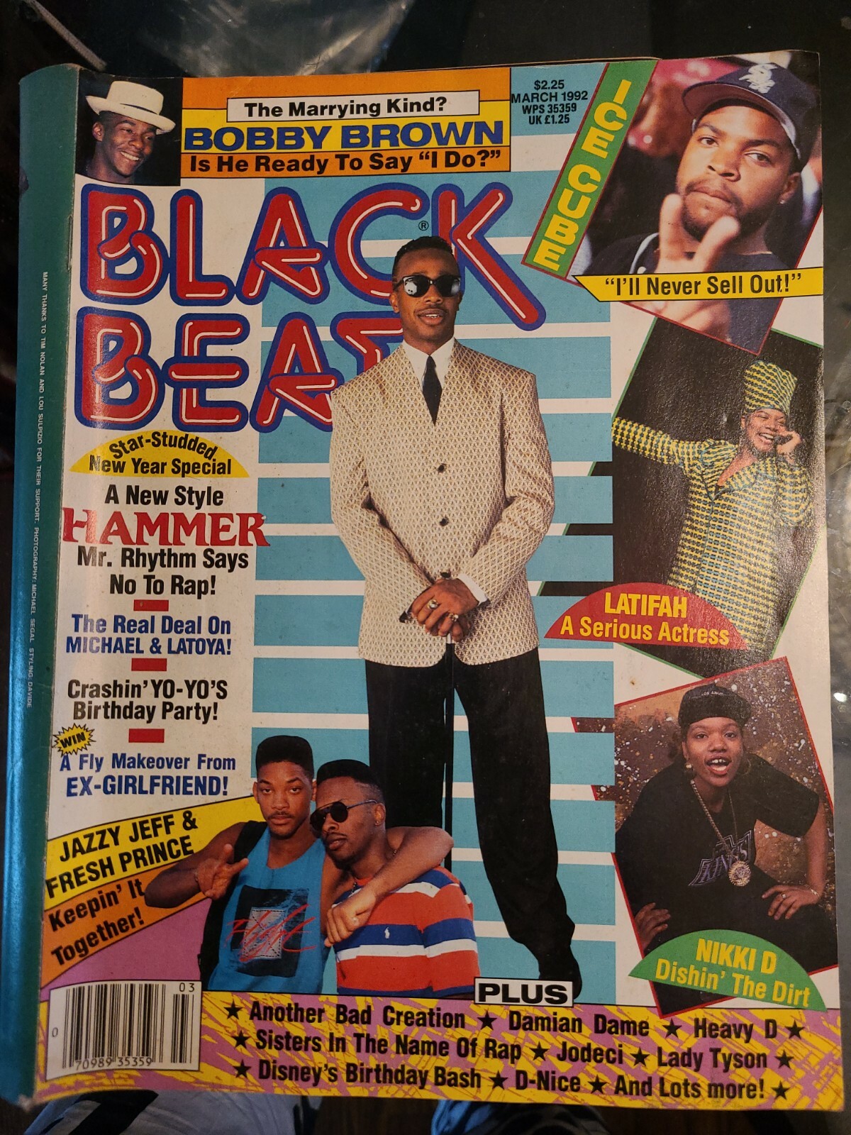 Vintage Black Beat Magazine Featuring Jazzy Jeff & The Fresh Prince ...