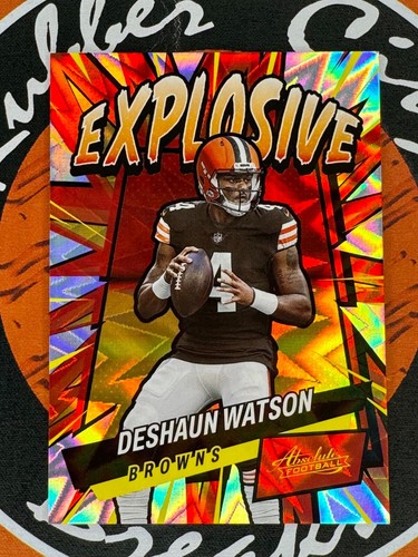 2022 Panini Absolute Deshaun Watson Explosive SSP Case Hit #E10 Browns ...