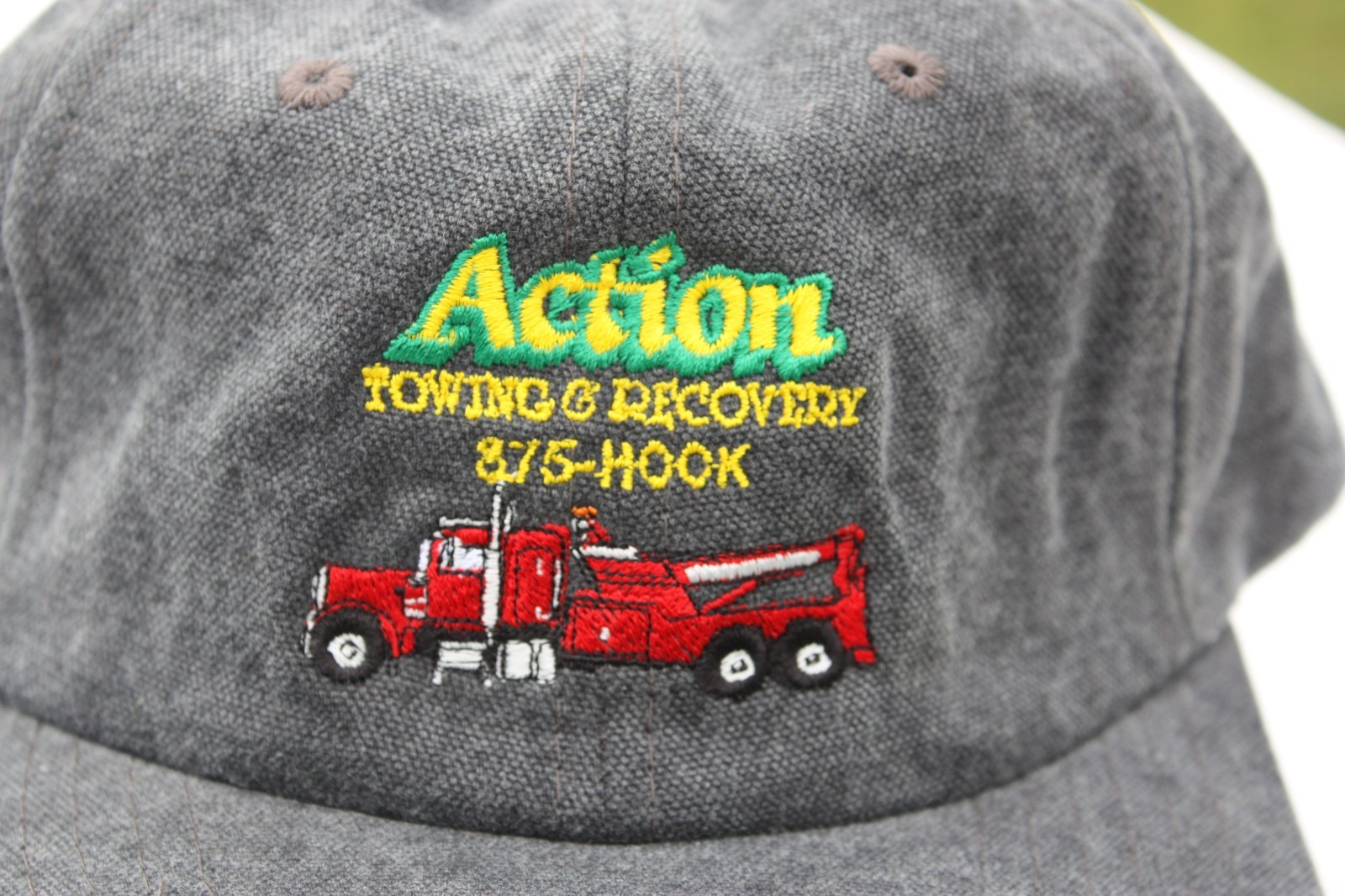 Ball Cap Hat - Action Towing Recovery - Tow Truck Wrecker Lloydminster ...