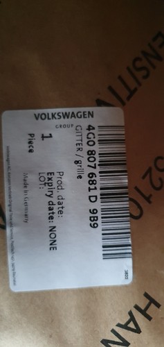 AUDI GENUINE A6 C7 S LINE N/S LEFT BUMPER GRILL FOG LIGHT SURROUND ...