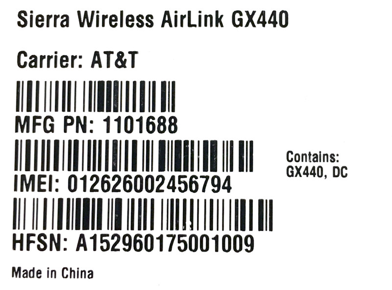 Sierra Wireless AirLink GX440 - Wireless Cellular Modem (MFG PN:1101688 ...