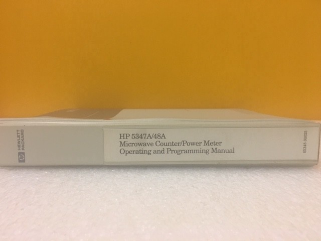 HP Agilent 05348-90025 5347A/48A Microwave Counter Power Meter ...