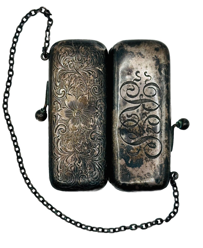 Antique Foster & Bailey Co. (1878 - 1898) Sterling Silver Coin Purse ...