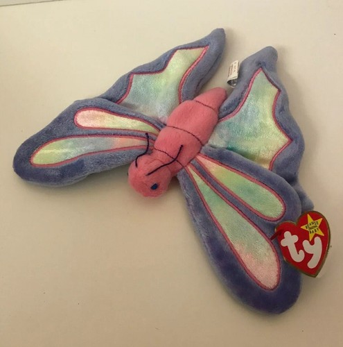 TY Beanie Baby, Flitter The Butterfly, 1999, New With Tag, 5th ...