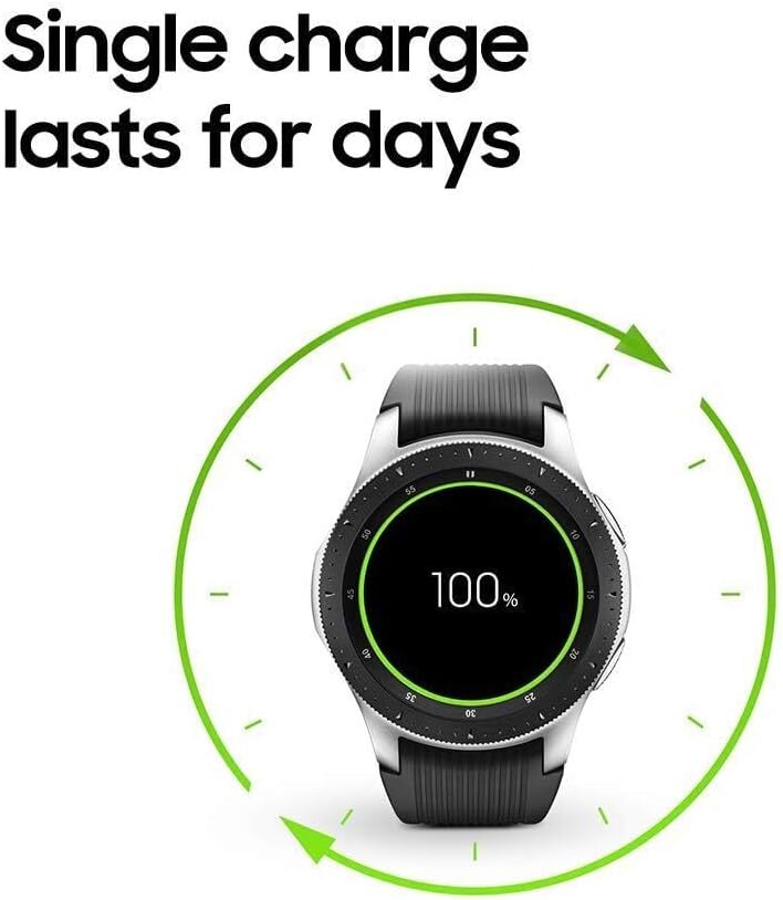 Samsung Galaxy Watch Sm-r800 46mm Gps Silver 4GB - Excellent | eBay