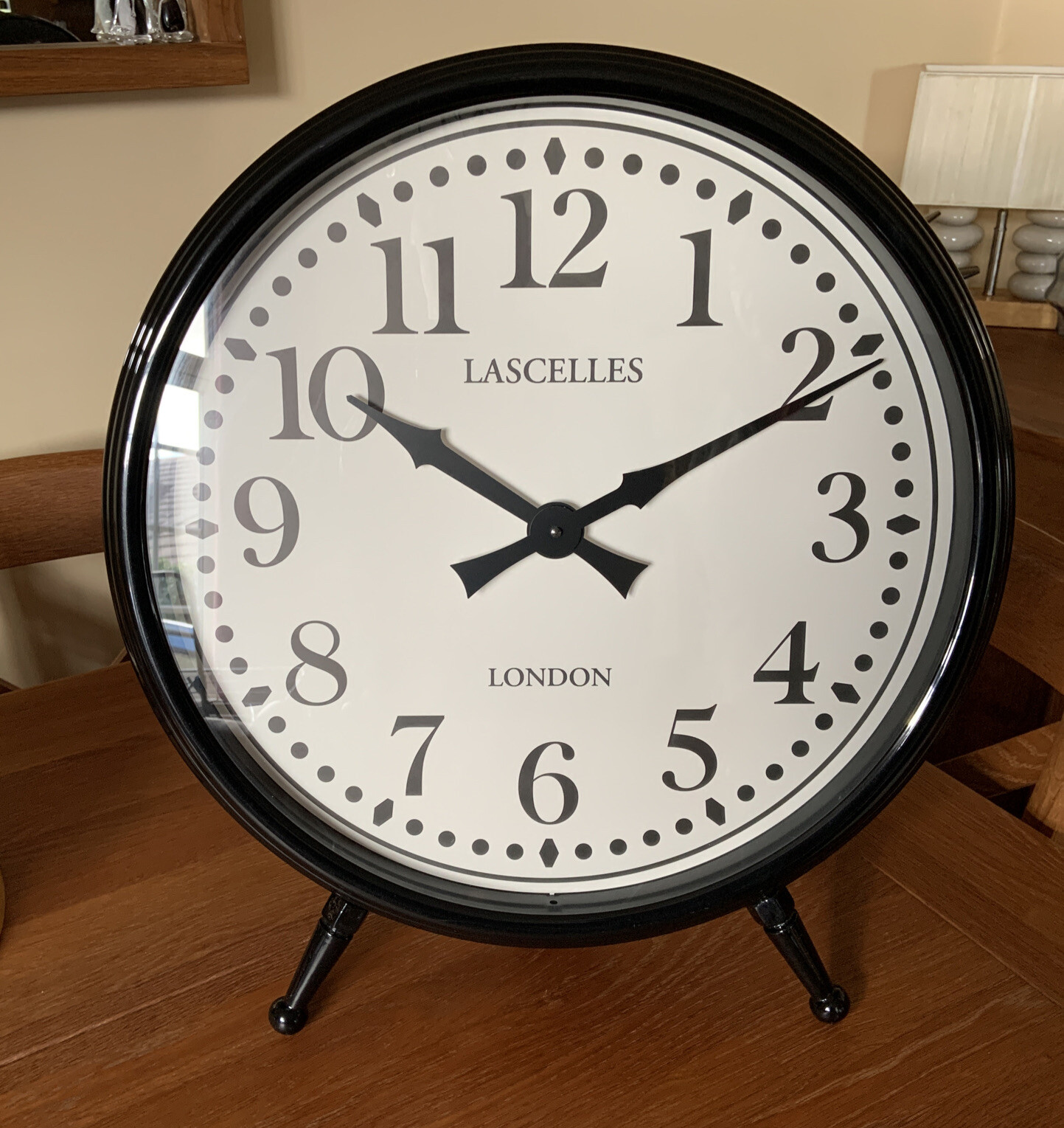 Lascelles Of London Large Clock On Stand | eBay