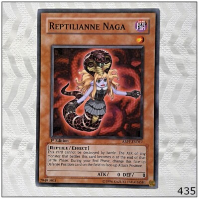 Reptilianne Naga - ABPF-EN017 - Common 1st Edition Yugioh | eBay