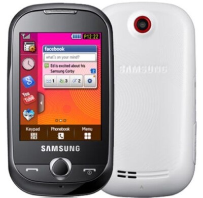 SAMSUNG S3650 CORBY TOUCH MOBILE PHONE - UNLOCKED WITH NEW CHARGAR AND ...