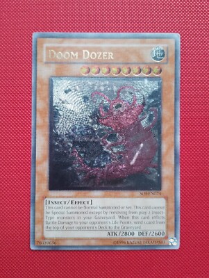 Doom Dozer SOI-EN024 Ultimate Rare Euro Print See Pics Yugioh Card | eBay