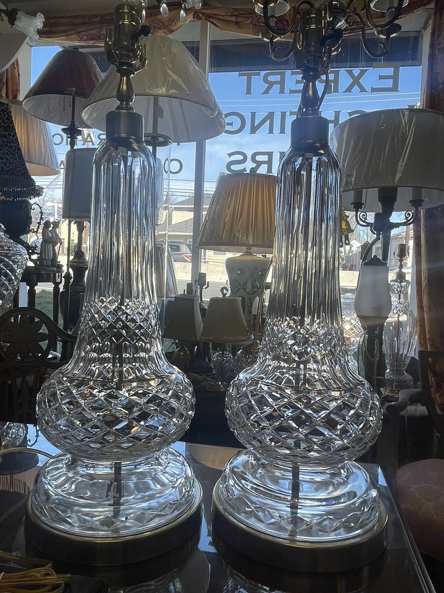 Waterford Crystal Lamps On Ebay 34” Tall Waterford Crystal Glass