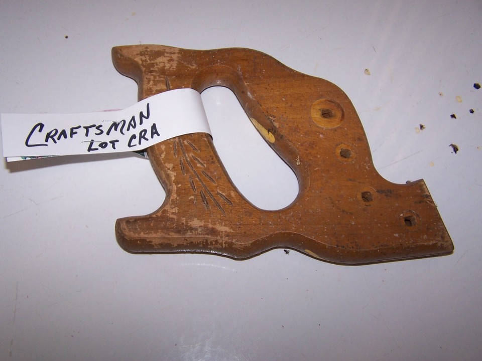 Vintage Wood CRAFTSMAN Hand Saw Handle - Lot CRA | eBay