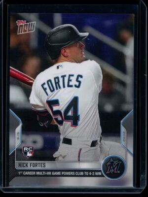 2022 Topps Now #721 Nick Fortes RC Base Card | eBay