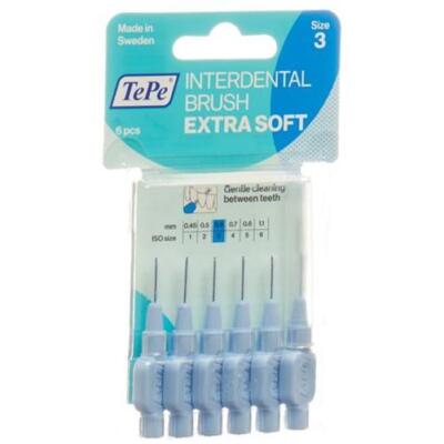 TePe Interdental Brush 0.60mm x-soft blue blister 6 pcs | eBay