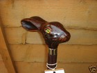 HARE/RABBIT HEAD ON WALKING STICK/CANE | eBay UK