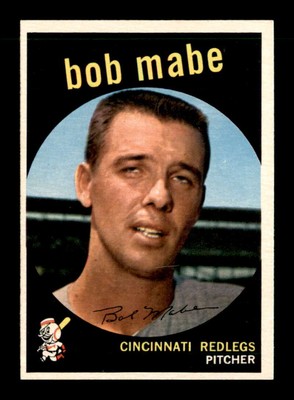 1959 Topps #356 Bob Mabe RC NM/NM+ X3406469 | eBay