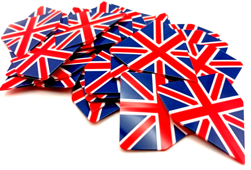 Dart Flights British Union Jack Delta Shape 10 sets 30 Pieces BRITISH ...