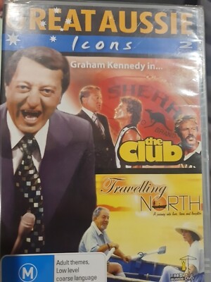 GRAHAM KENNEDY TRAVELLING NORTH & THE CLUB AUSSIE DVD LEO McKERN ...