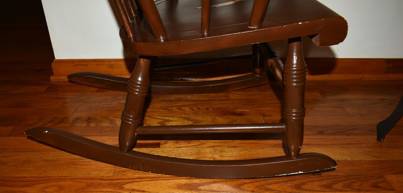 Antique Bent Wood Windsor Colonial Rocking Chair Rocker 40.5 " Tall | eBay