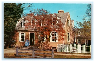 POSTCARD Brush-Everard House Williamsburg Virginia 18th Century Home | eBay