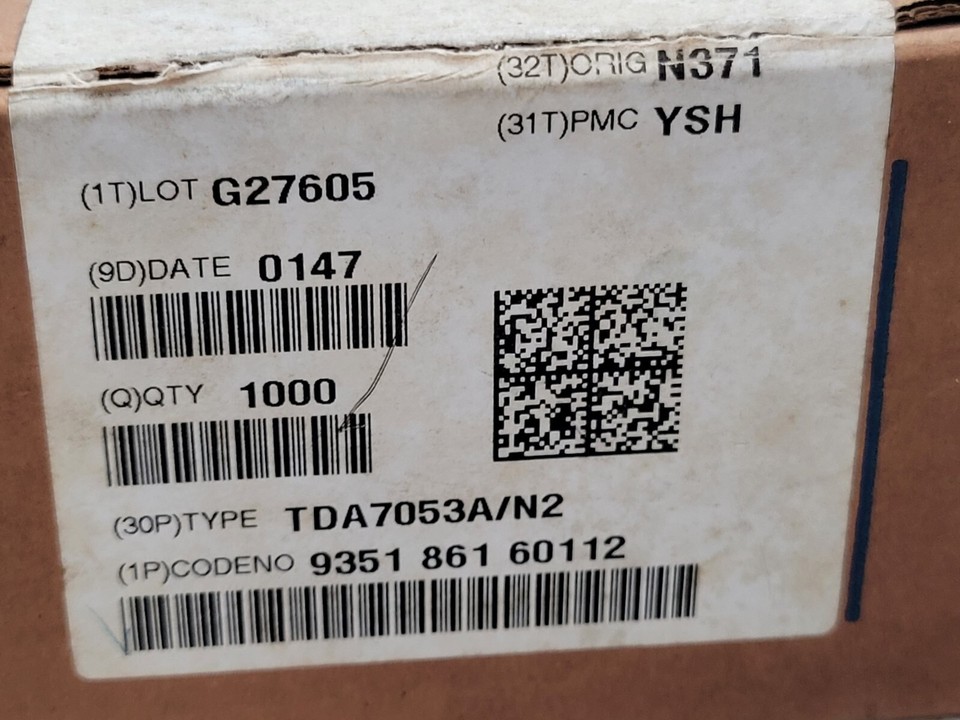 (1 PC) TDA7053A/N2 PHILIPS IC AMP CLASS AB STEREO 1W 16DIP | eBay