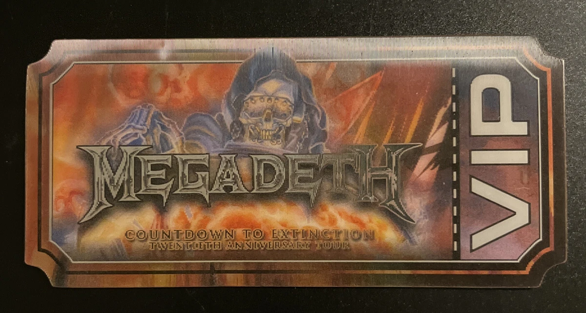 Megadeth Countdown To Extinction 20th Anniversary