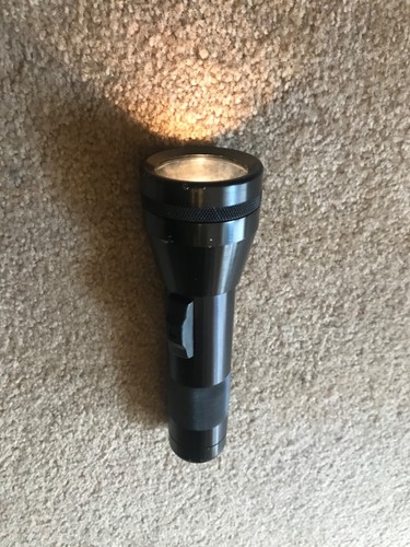 Vintage Kel Lite 2 D cell D-2 1st Generation Flashlight Police Fire ...