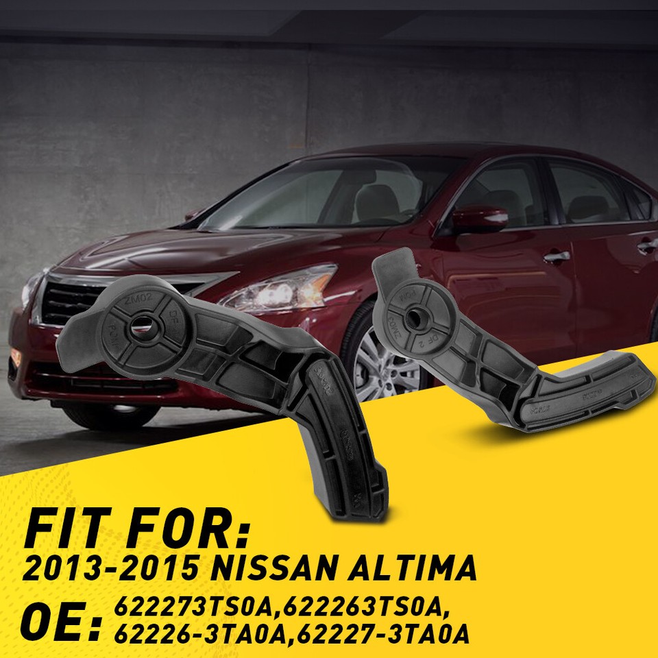 For Nissan 2013 Altima 2014 2015 Front Brackets Bumper Left & Right ...