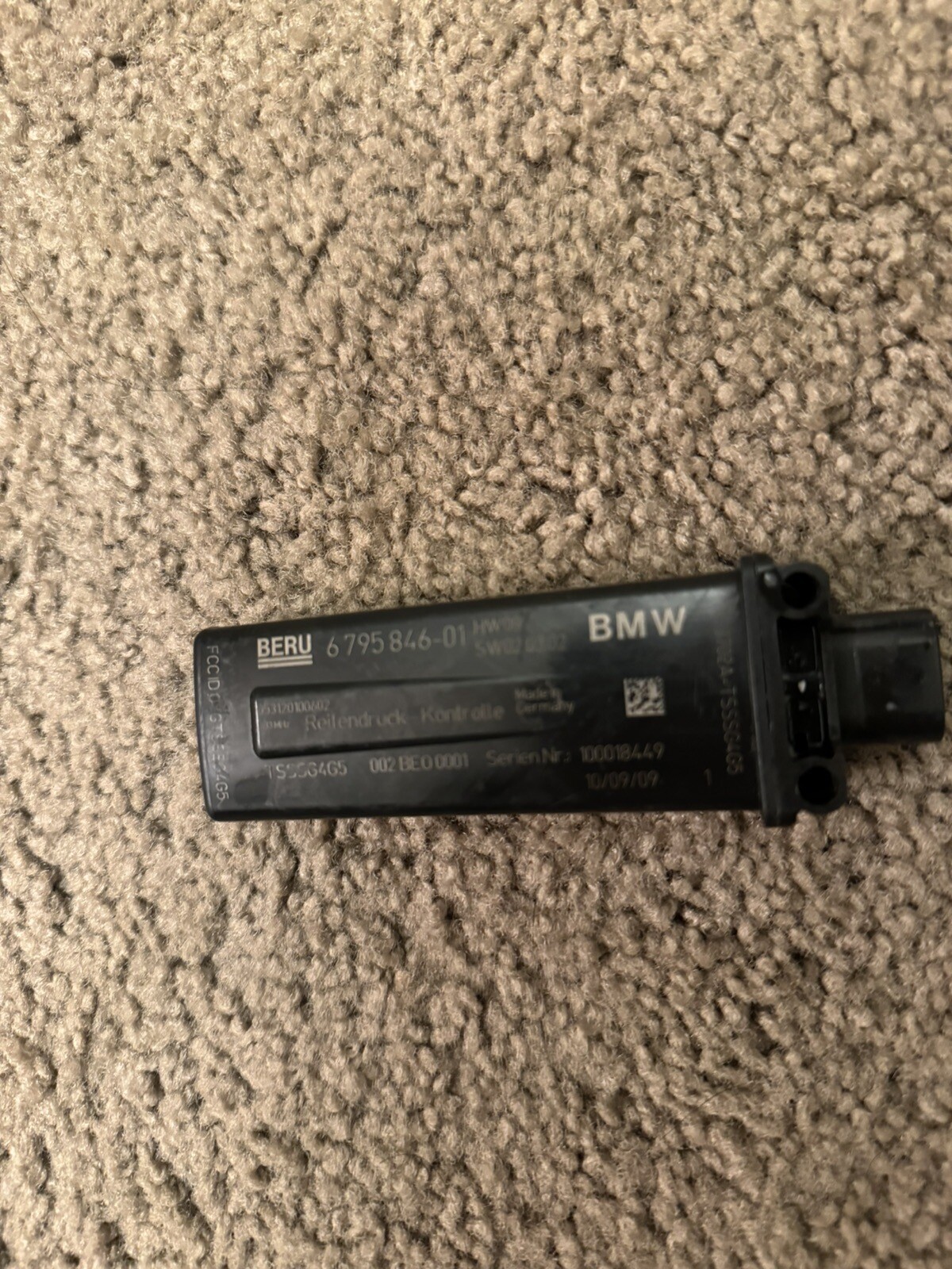 2011 BMW M3 OEM RDC TPMS Tire Pressure Monitor Control Module 6793122 ...