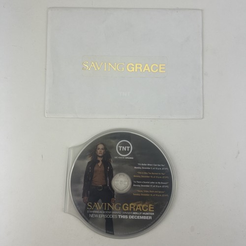 RARE TNT PROMO DVD - "SAVING GRACE" 2007 4 EPISODES W. SEASONAL ...