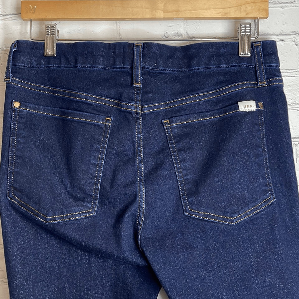 7 for all Mankind Jen 7 Ankle Skinny Dark Wash Frayed Hem Jeans size 10 ...