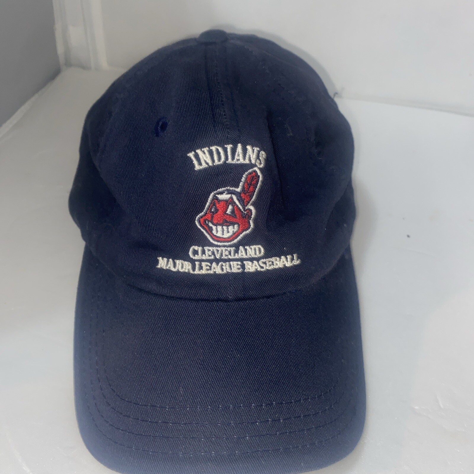 Cleveland Indians Hat Baseball Cap MLB Puma 100%cotton Chief Wahoo ...