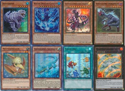 Yugioh Bastion Water Dragon 2024 Deck - Cluster Duoterion Dinosaur ...