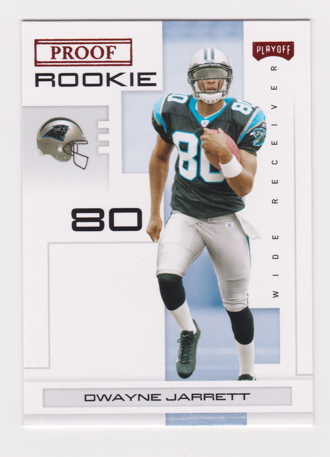 2007 Playoff NFL Playoffs RED Proof RC Rookie #111 Dwayne Jarrett ...