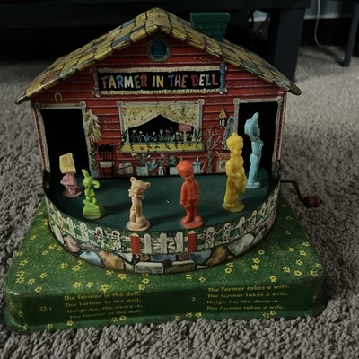 Marx Wind Up Farmer And The Dell | eBay